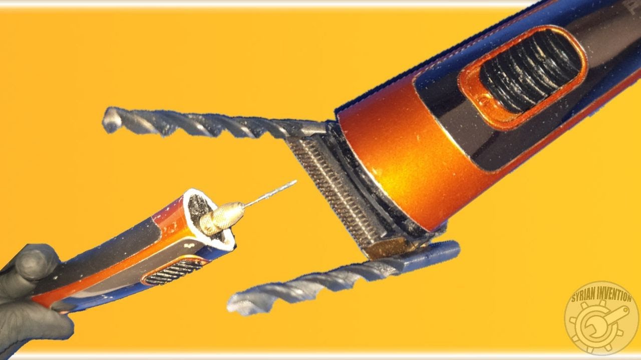 How to make a mini drill from an old trimmer | Amazing idea from a ...