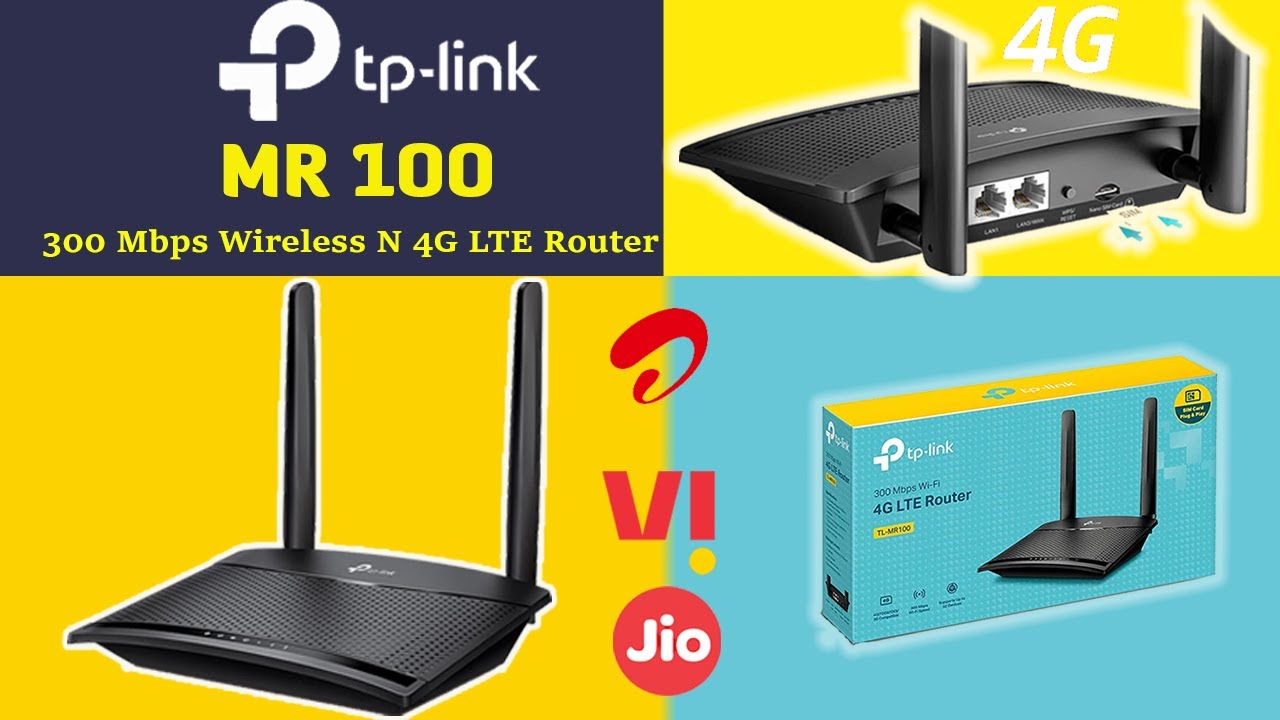 Unboxing || TP - LINK || TL-MR 100 || 4G LTE Wi- Fi ROUTER || - YouTube