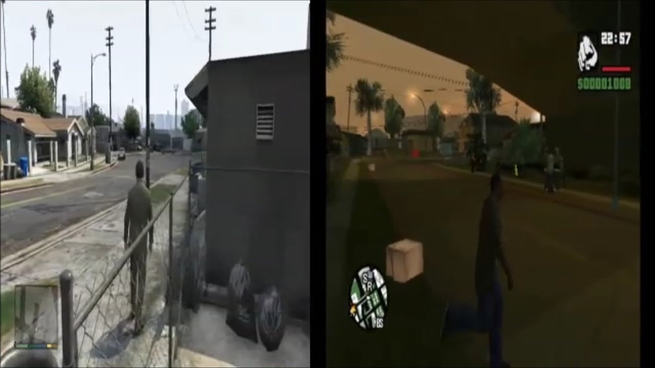 Grove Street, Then and Now - YouTube