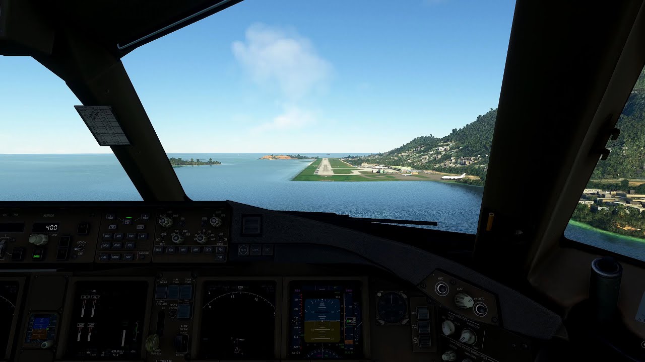 [ Victoria Seychelles ] [ LANDING ] [ B772 ] [ 4K ] [ Aeroport de La ...