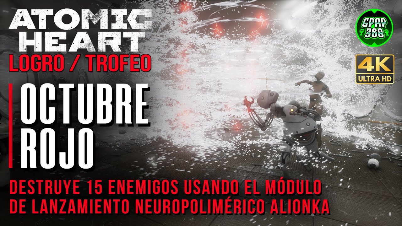 Atomic Heart (DLC) | Logro / Trofeo: Octubre rojo (Destruir 15 enemigos usando el Alionka) - YouTube