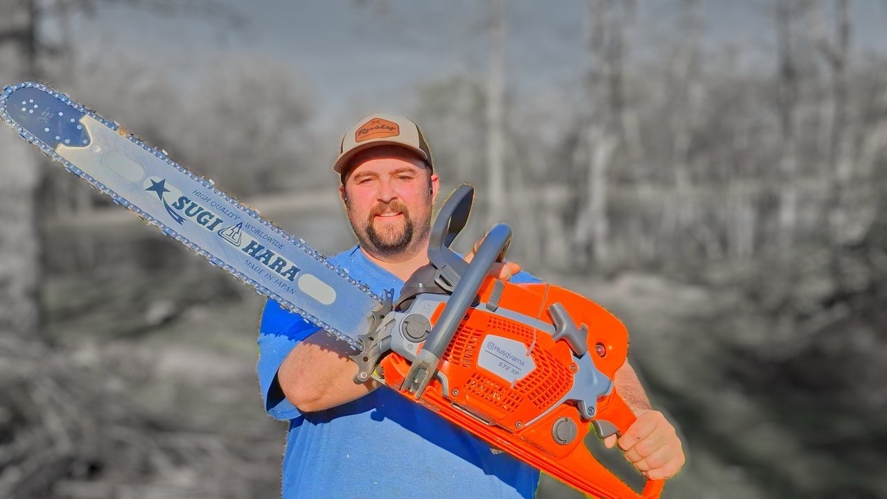 Husky 572 1st Cuts - YouTube