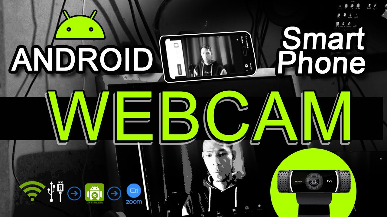 How to use SmartPhone as Webcam using DroidCam - YouTube