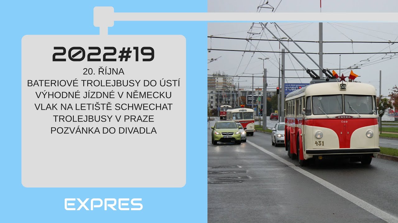 METROBUS EXPRES 2022#19: Nové trolejbusy do Ústí i do Prahy - YouTube