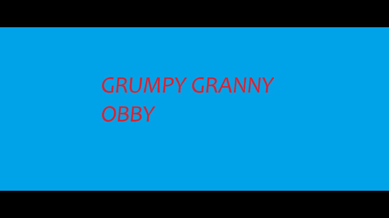 Grumpy Granny will mich einsperren! | Roblox Grumpy Granny - YouTube
