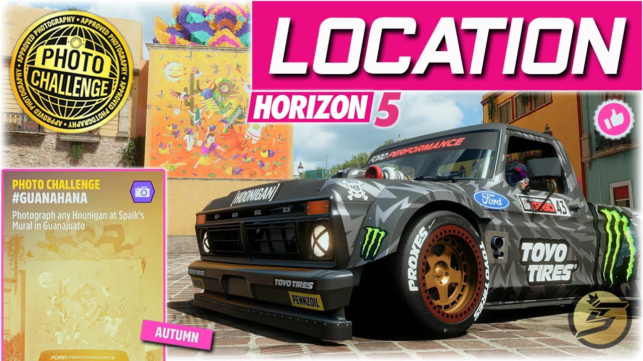 Forza Horizon 5 PHOTO CHALLENGE GUANAHANA Spaik's Mural in Guanajuato ...