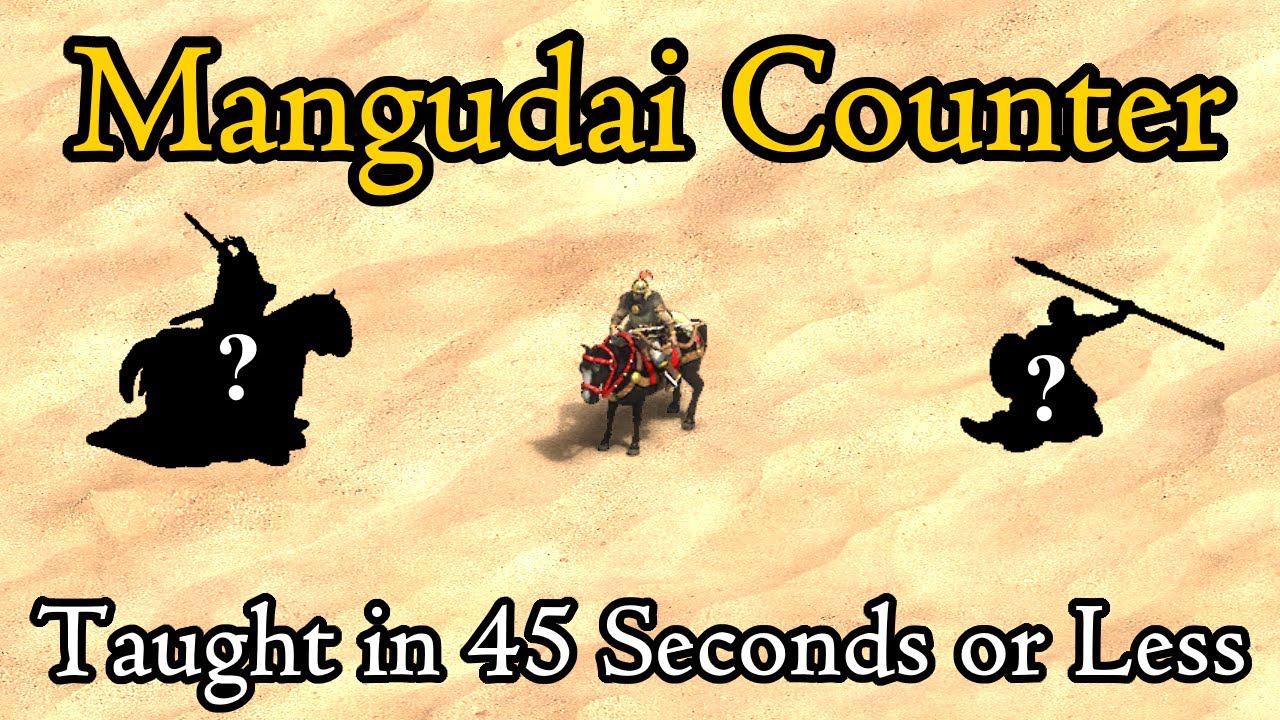 How To Counter Mangudai in AoE2 Taught in 45 Seconds or Less - YouTube