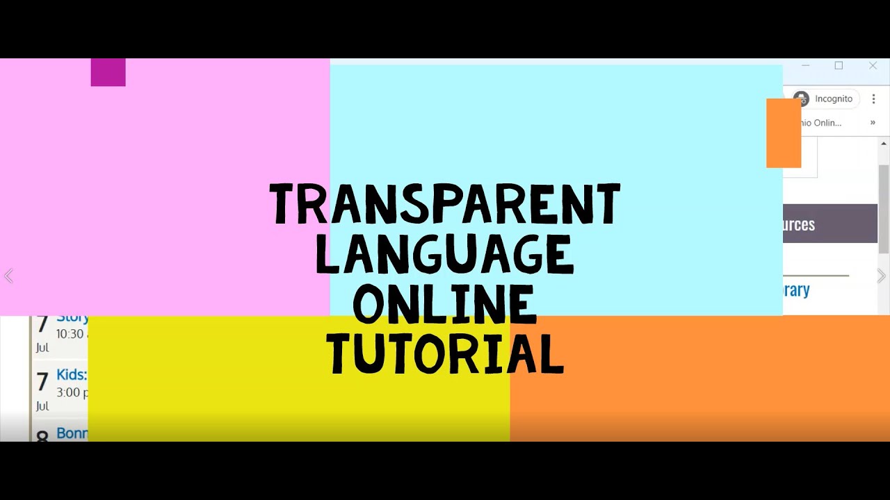 Learn a New Language with Transparent Language Online! Transparent ...