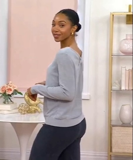 QVC model modeling a shirt 10 - YouTube