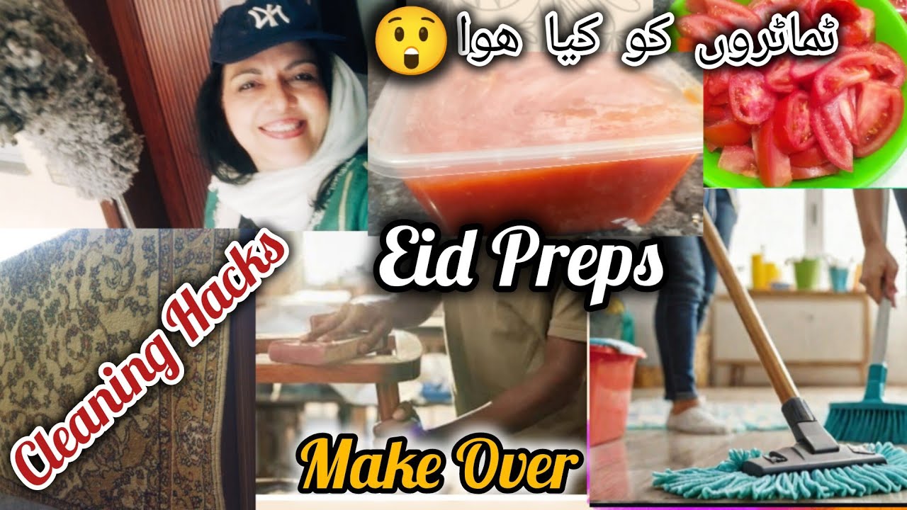 Get Ready for Eid | Cleaning , Make over & kitchen tips #vlog - YouTube