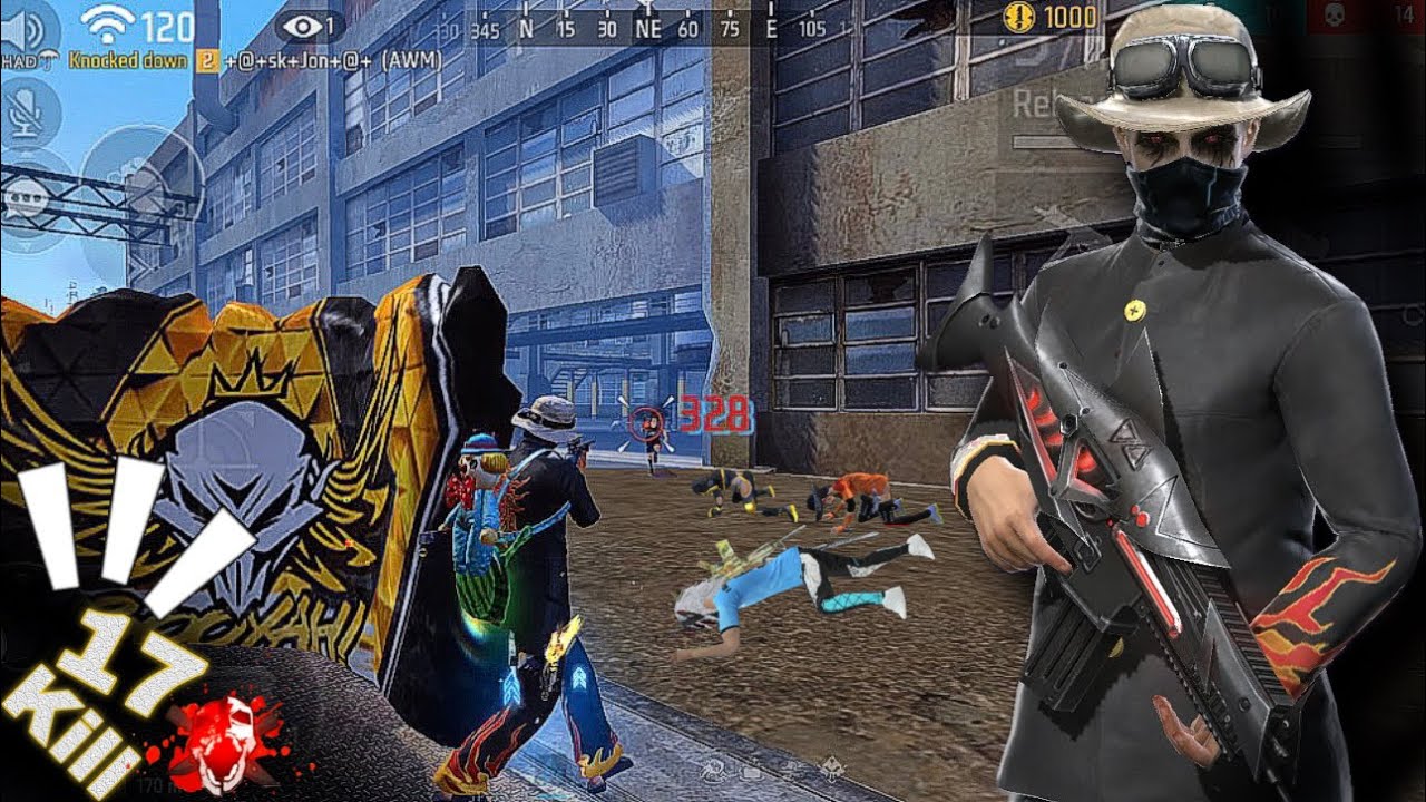 🔥FREE FIRE 17 KILL GAMEPLAY🔥 | ONE MAN ARMY | HEADSHOT KING 🎯PRO AKKAS ...