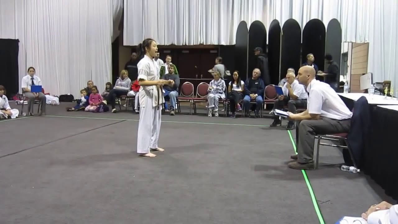 2012.11.3 I F K Kyokushin Tournament W O K O Matsumto Dojo Rei Kata ...