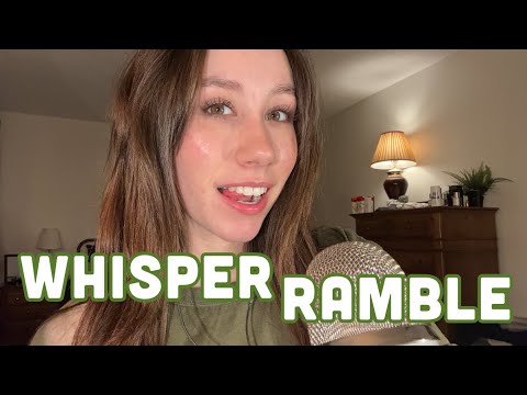 ASMR | Whisper Ramble!! (W/ Some Tapping & Mouth Sounds) - YouTube