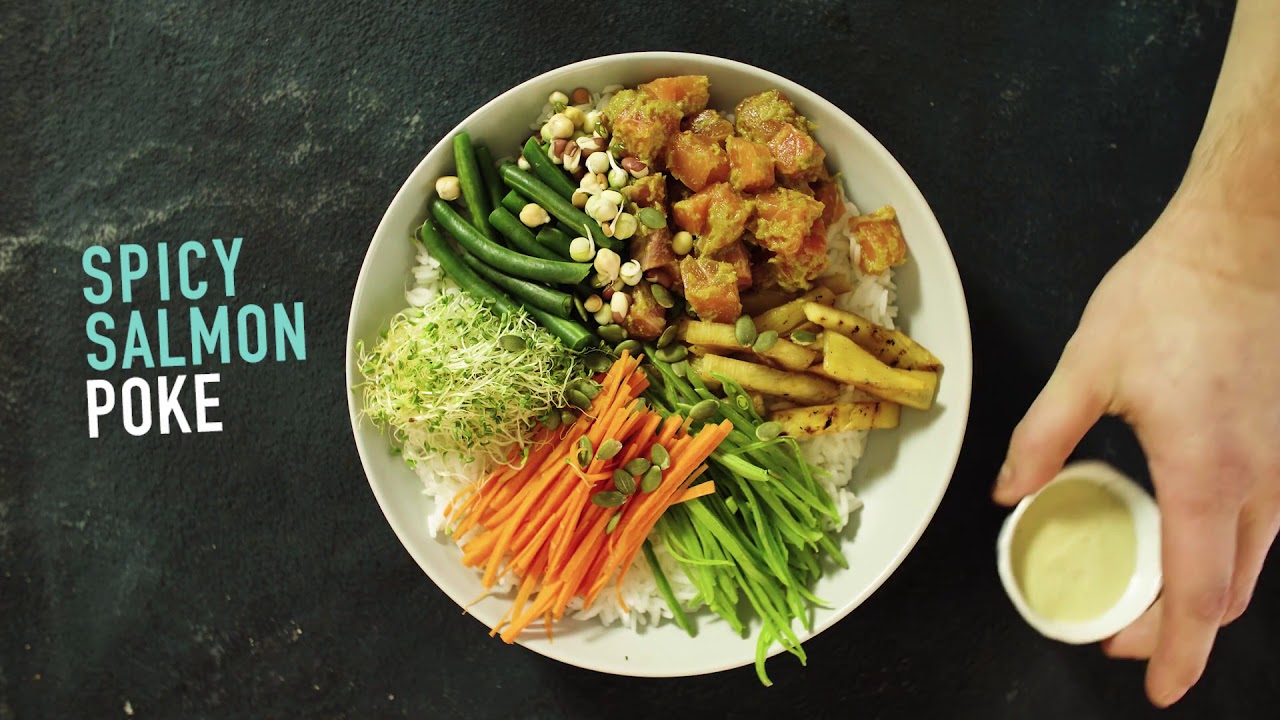 Thai Poke Bowl with the KNORR Thai Green Curry Paste - YouTube