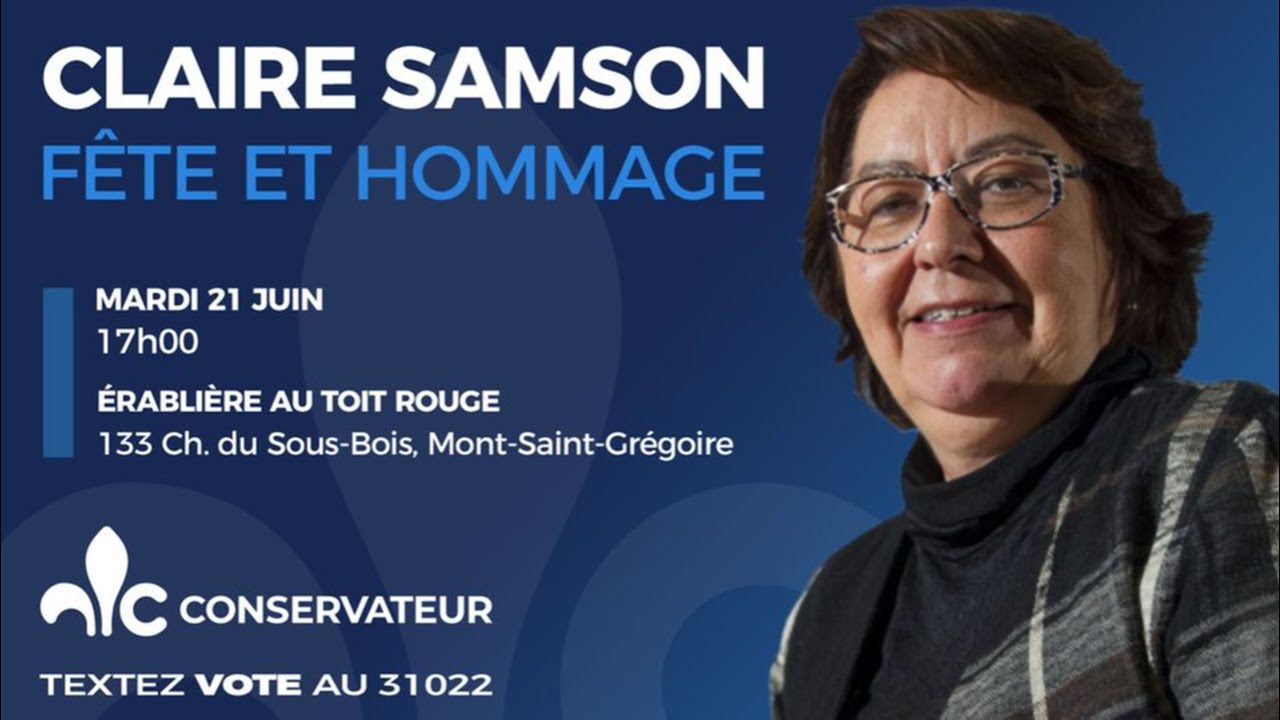 Soirée-hommage à Claire Samson - YouTube