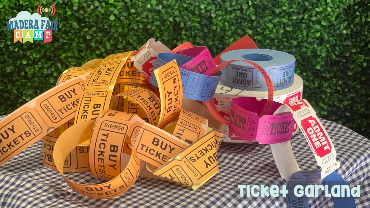 Virtual Fair Camp Ticket Ticket Craft - YouTube