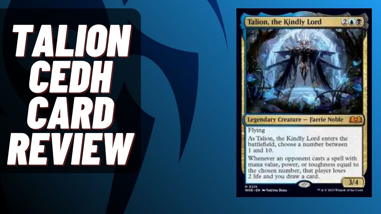 Talion the kindly lord commander card review - YouTube