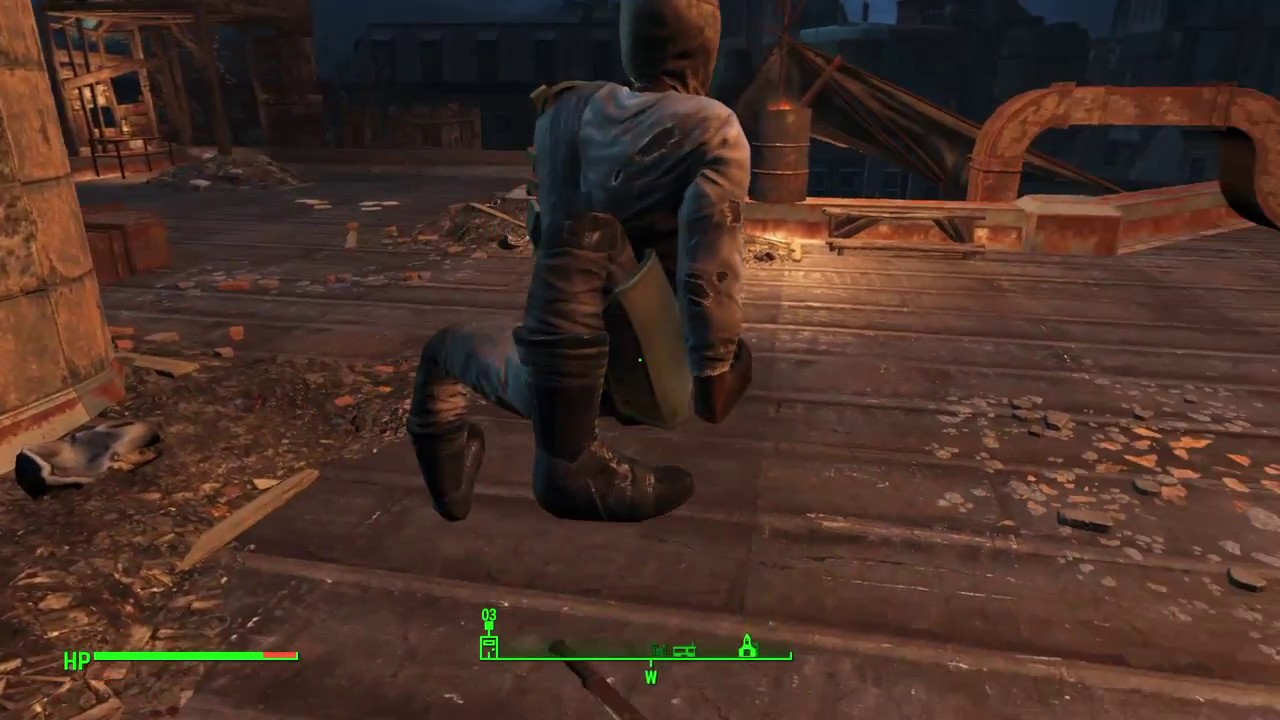 Dead raider leg glitch! - Fallout 4 - YouTube