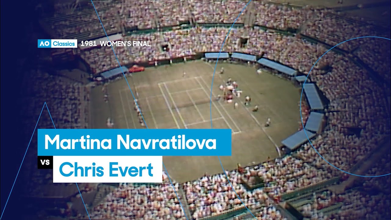 Australian Open Classic Match | Martina Navratilova vs Chris Evert ...
