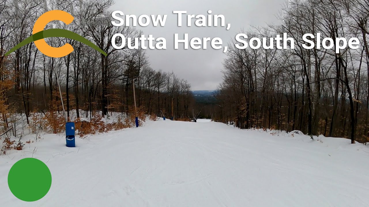 Cranmore - Snow Train to Outta Luck to South Slope - YouTube