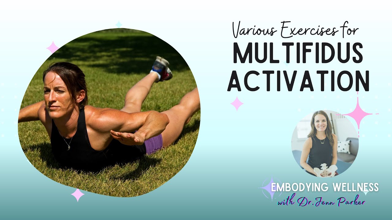 Multifidus Activation Exercises - YouTube