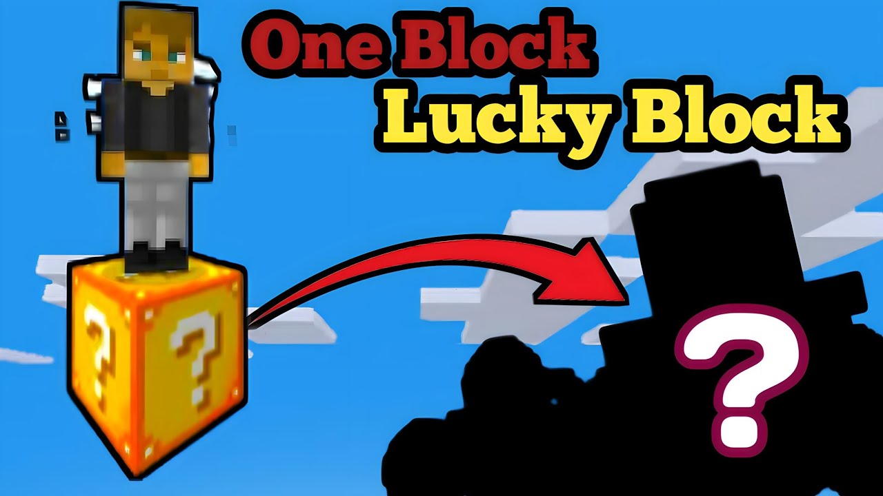 Minecraft One Block Lucky Block challenge can I defeat dragon? - YouTube