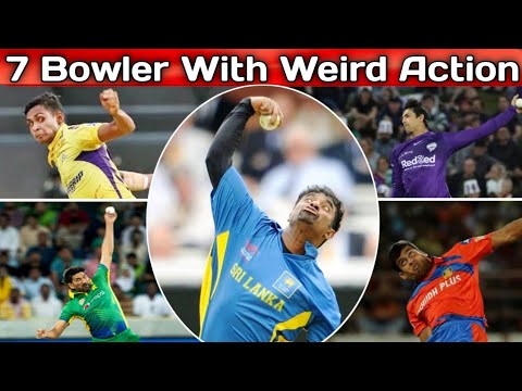 7 Bowler With Most Weird And Unique Action || Patrick Dooley, Shivil ...