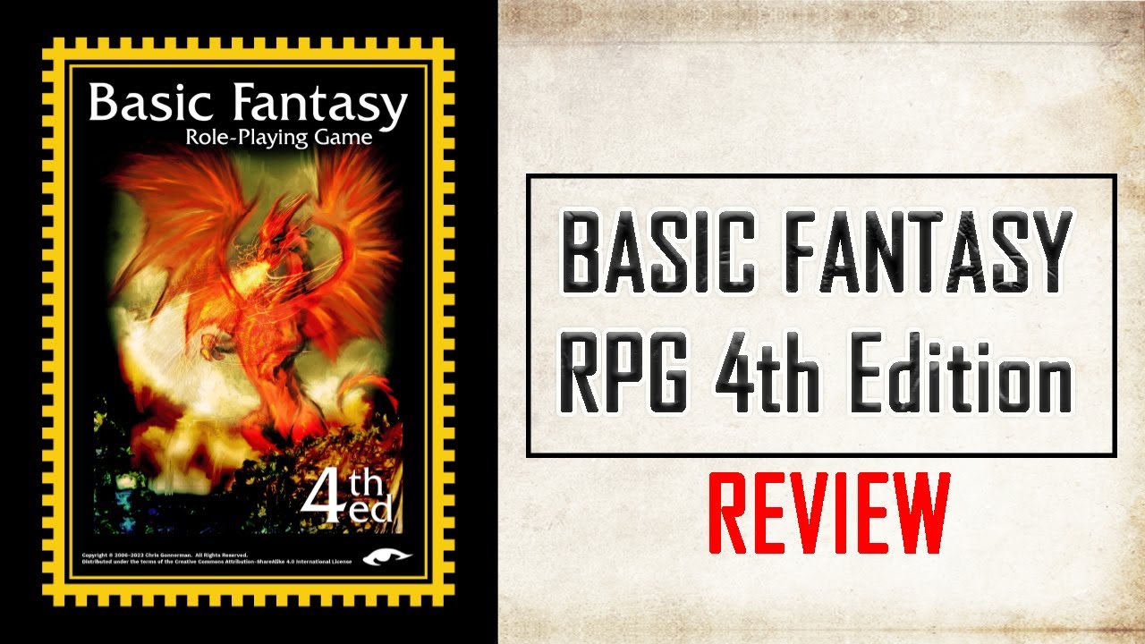 SPIRAL TALKS: BASIC FANTASY RPG 4th EDITION REVIEW - YouTube