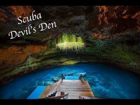 Devils Den, Central Florida diving snorkeling - YouTube