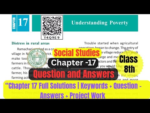 Class 8 Social Studies | Chapter 17: Understanding Poverty Question ...