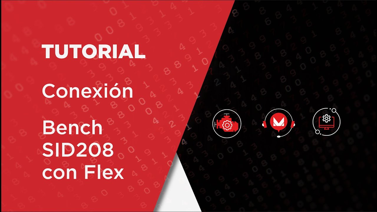 Tutorial | Conexión Bench SID208 con #Flex - YouTube
