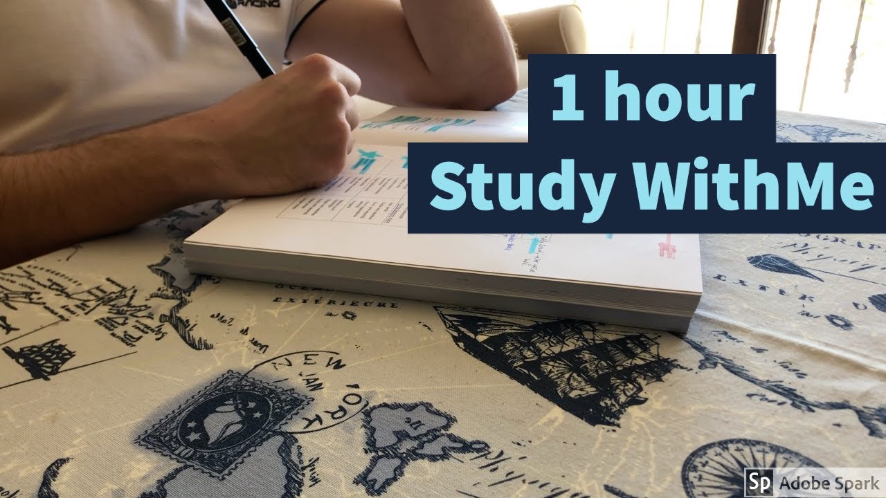 1 hour Study WithMe #5 - YouTube
