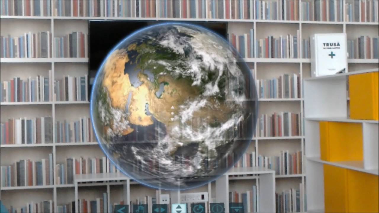 HoloLens demo - Galaxy Explorer - YouTube