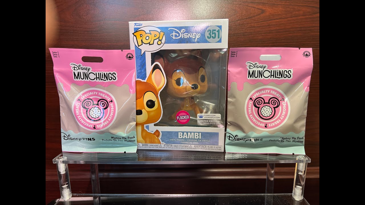 Disney Munchlings Series 2 Mystery Pin Pack - YouTube