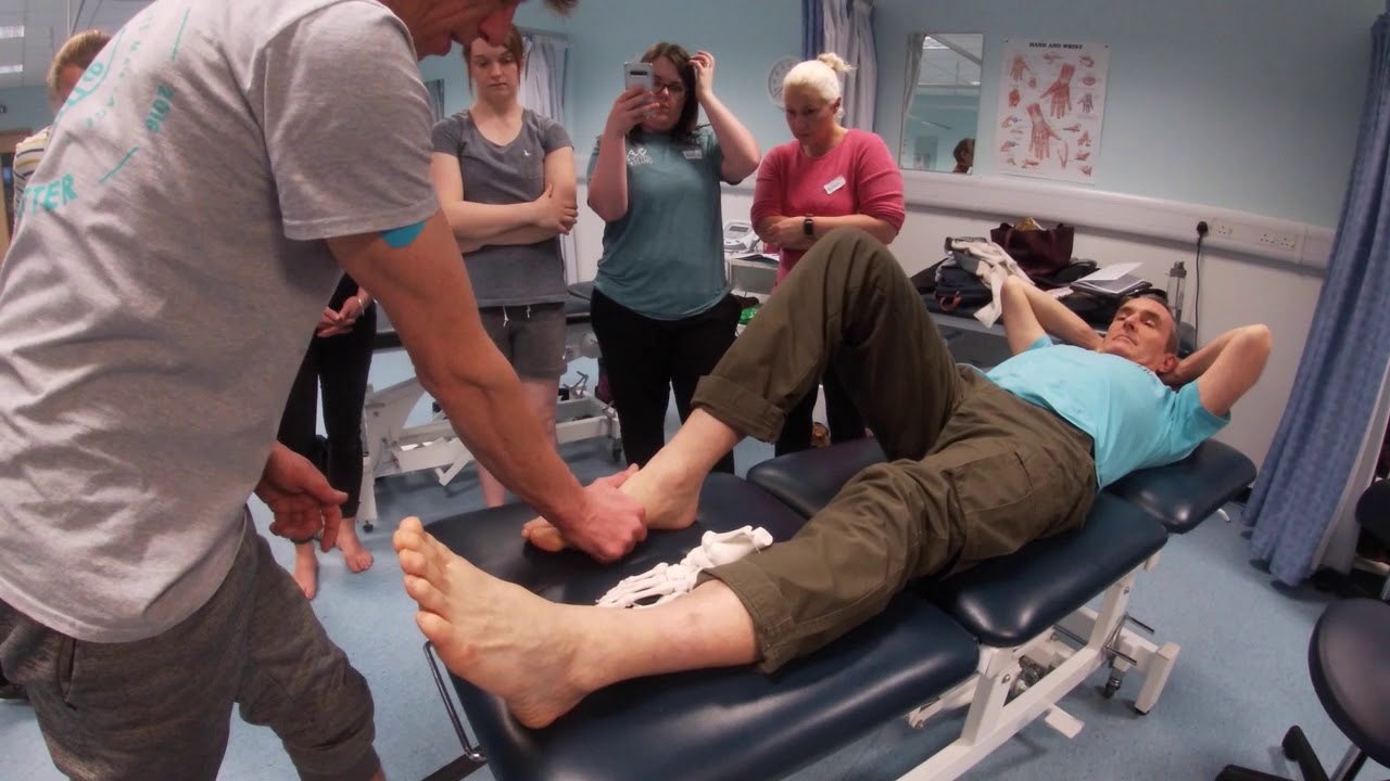 Midfoot Mobility assessment (Table test) - YouTube