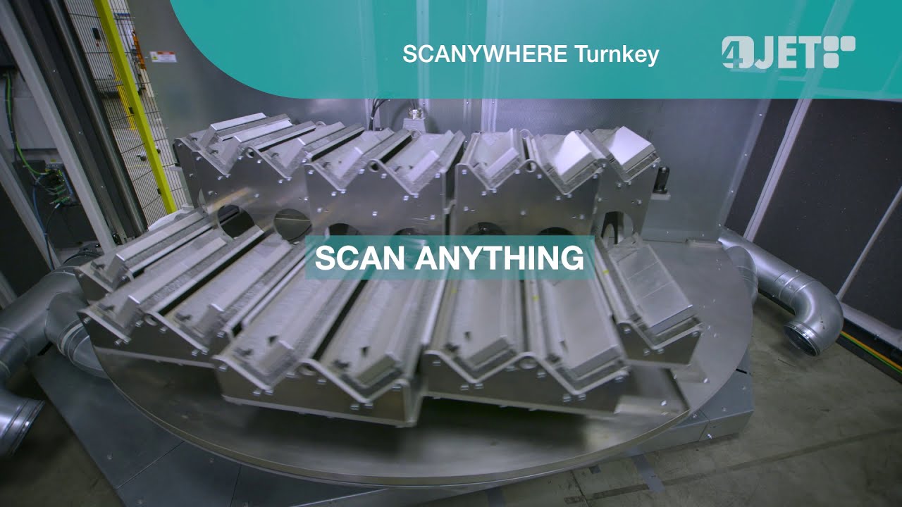 4JET's SCANYWHERE Turnkey – Laser surface processing made easy and economical - YouTube