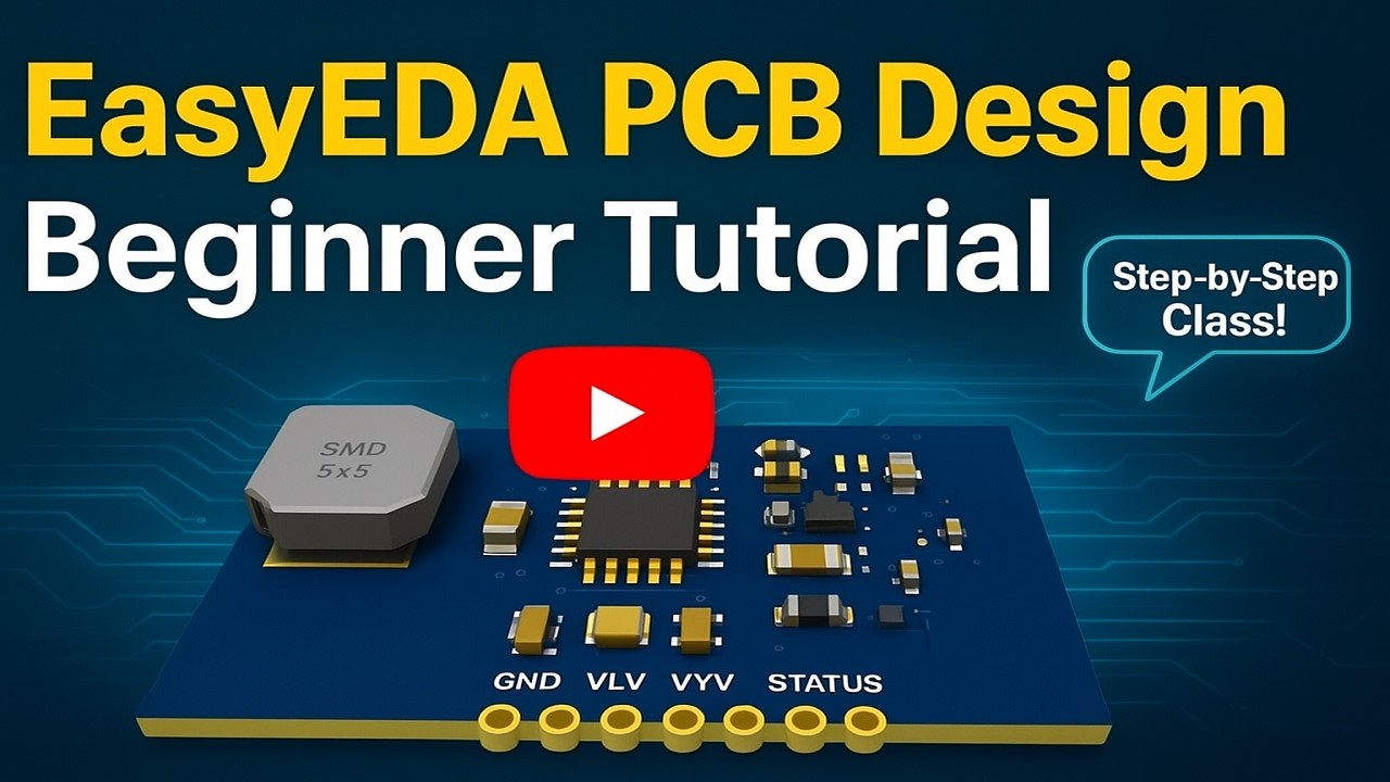 Episode 1 | EasyEDA PCB Design Tutorial for Beginners (Full Intro Class with Expert PCB Engineer ...