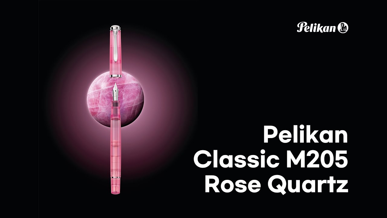 펠리칸 M205 스페셜 에디션 로즈쿼츠 오픈 케이스 #펠리칸 #만년필 - YouTube