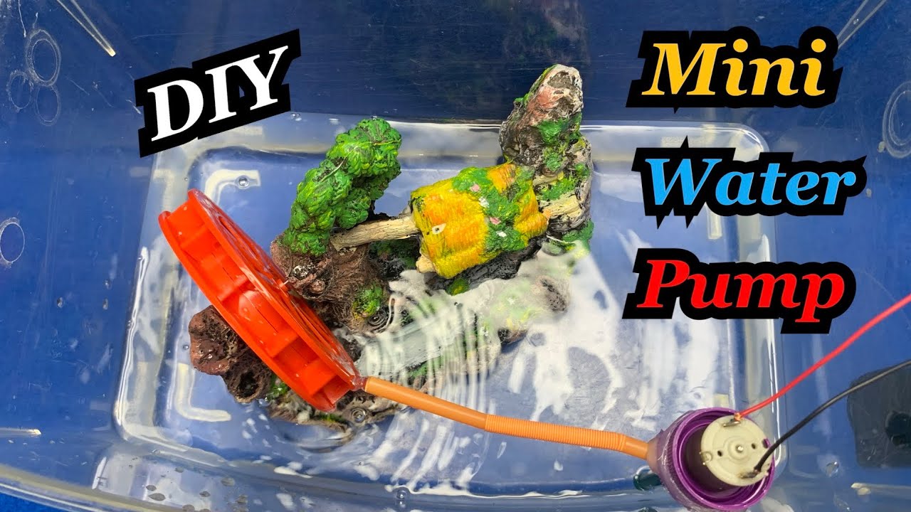 Diy How to make mini water pump / homemade/ 물펌프 직접 만들기 - YouTube