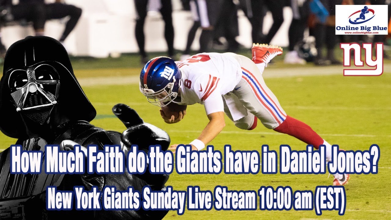 New York Giants Sunday Live Stream 10am (EST) - How much Faith do the ...
