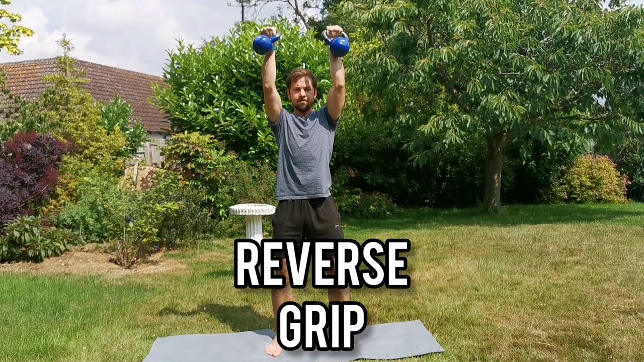 Reverse Grip Overhead Press - YouTube