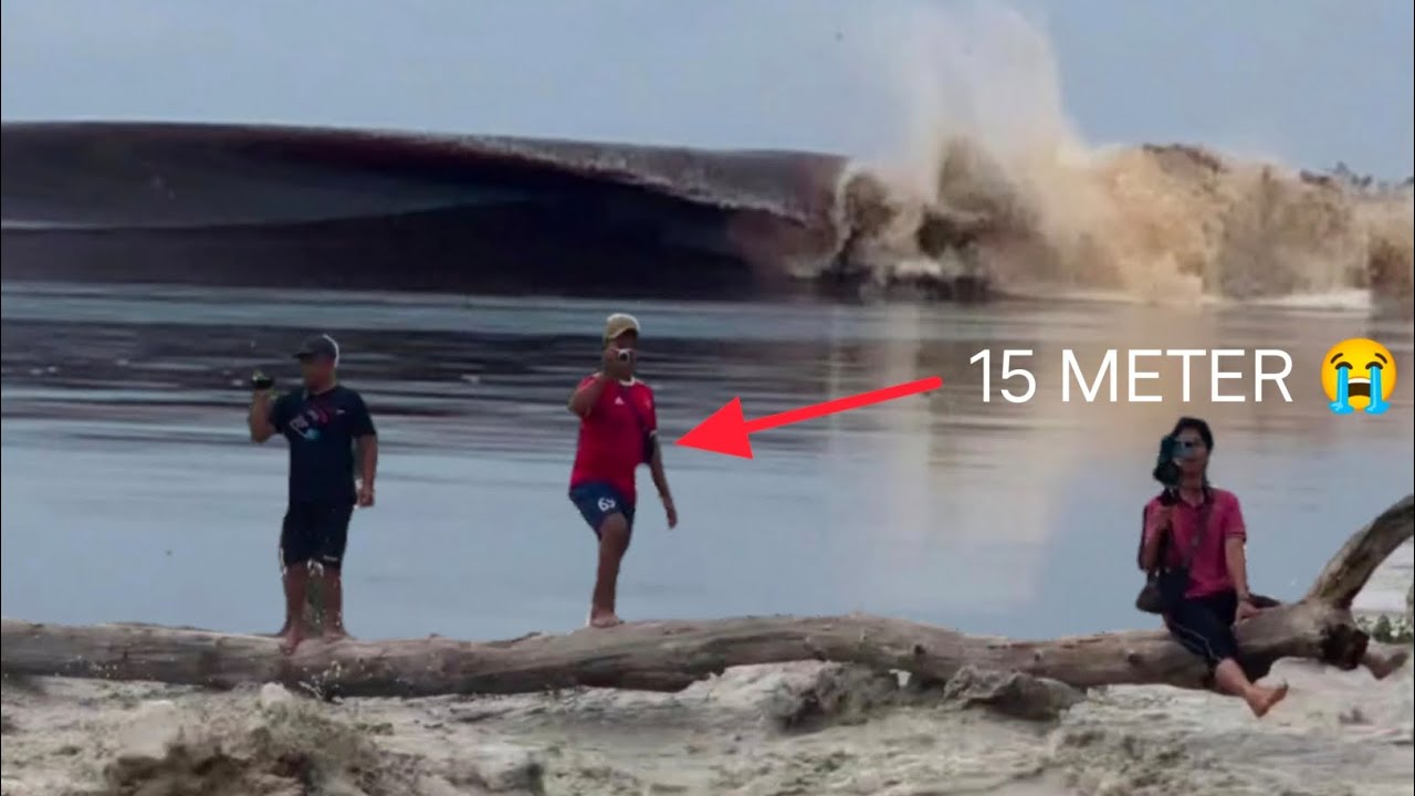 Tsunami River Tidal Waves Seven Ghost ( Tidal Bore ) Today 04 Desember ...