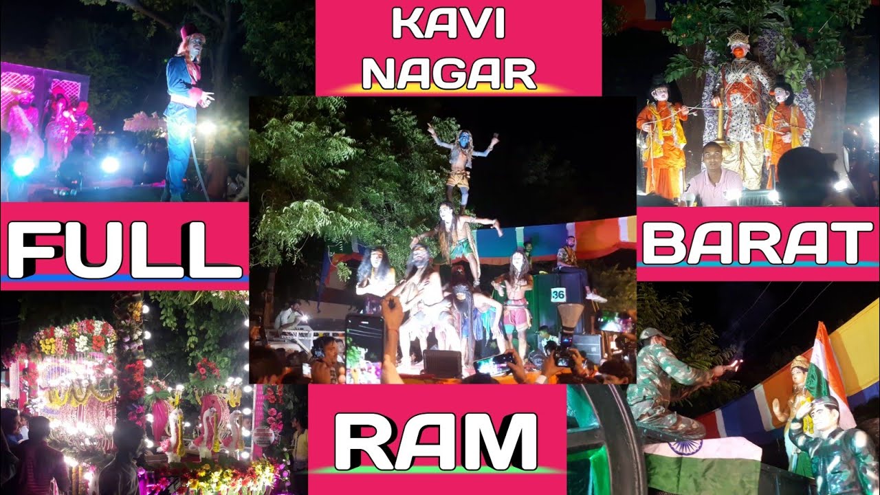 Kavi Nagar Ghaziabad Full Ram Barat Tour Vlog - YouTube