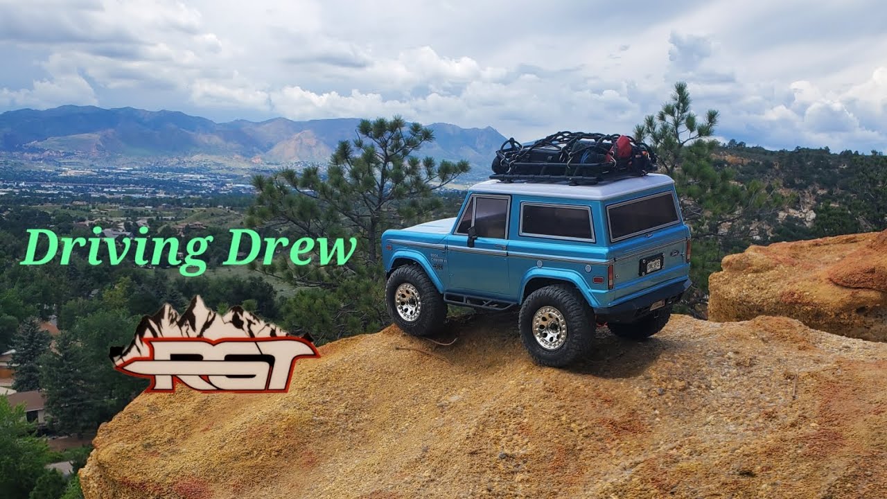 Rgt rock cruiser v3 ford bronco off road trail #2 1/10 scale rc - YouTube