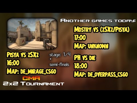 Pisya vs zSXz | CMA 2v2 Tournament - YouTube