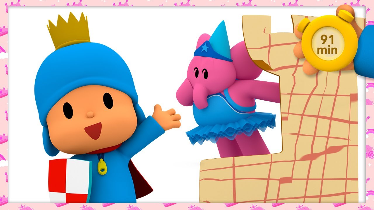 ⚔️ POCOYO AND NINA - Pocoyo, The Knight [91 min] ANIMATED CARTOON for ...