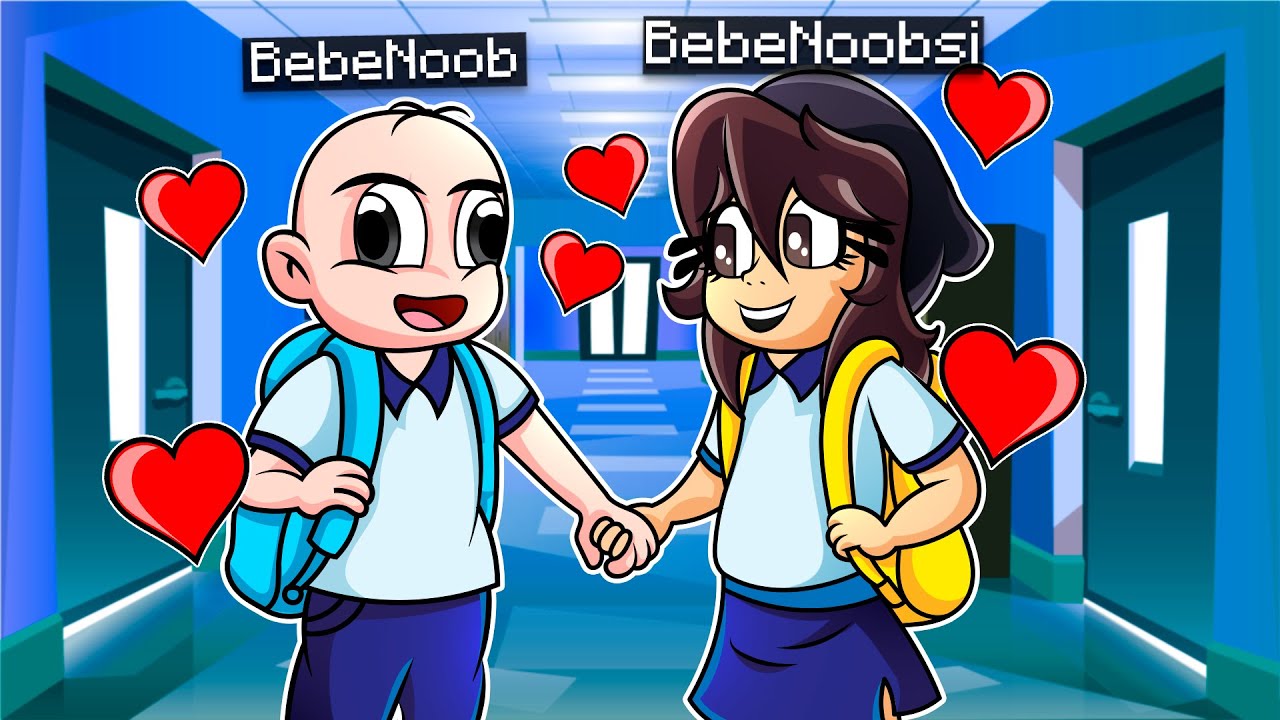 ¡BEBE NOOB y BEBE NOOBSI SON PAREJA! 😍😱 EN LA ESCUELA - YouTube