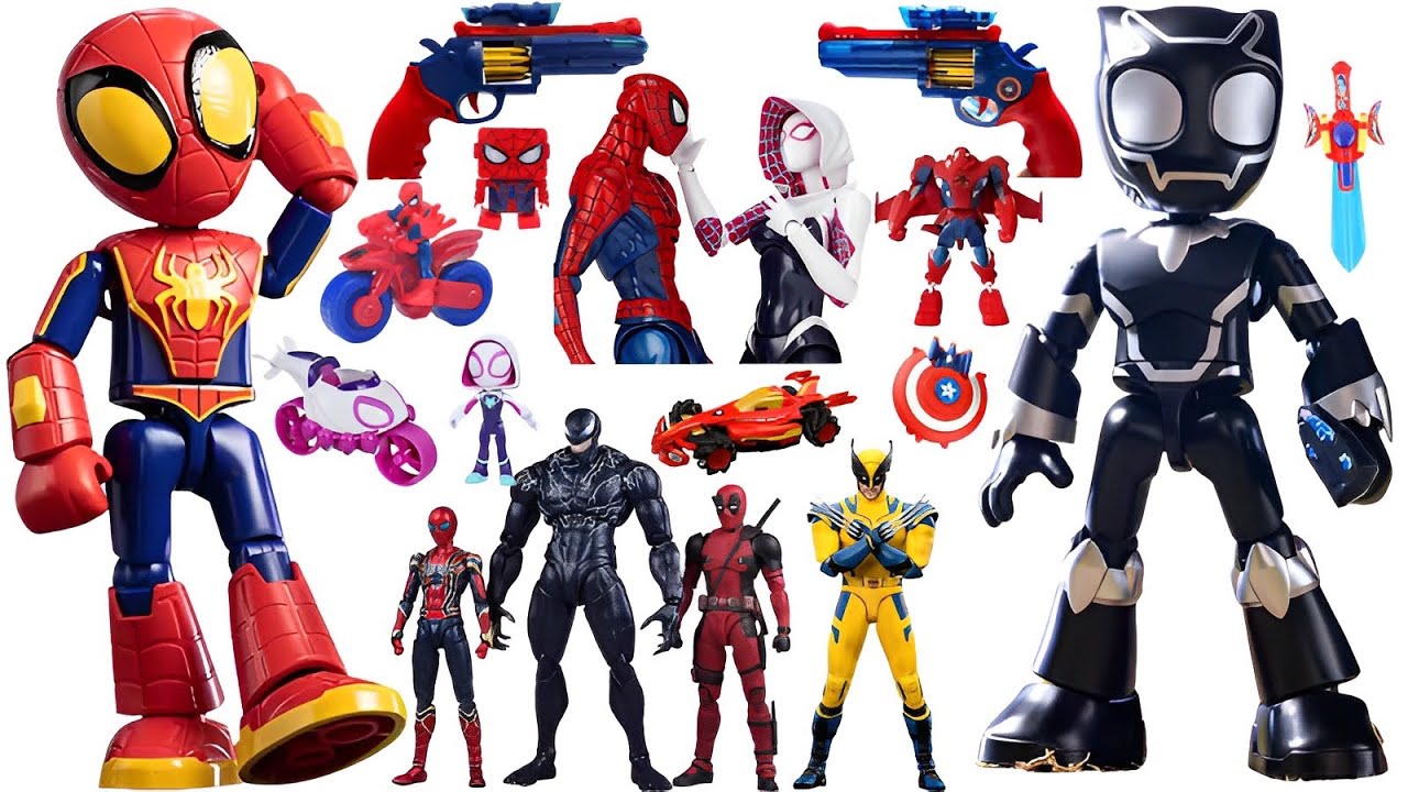 Popular Spider Man toys, sound and light toy performances,Avengers hero ...