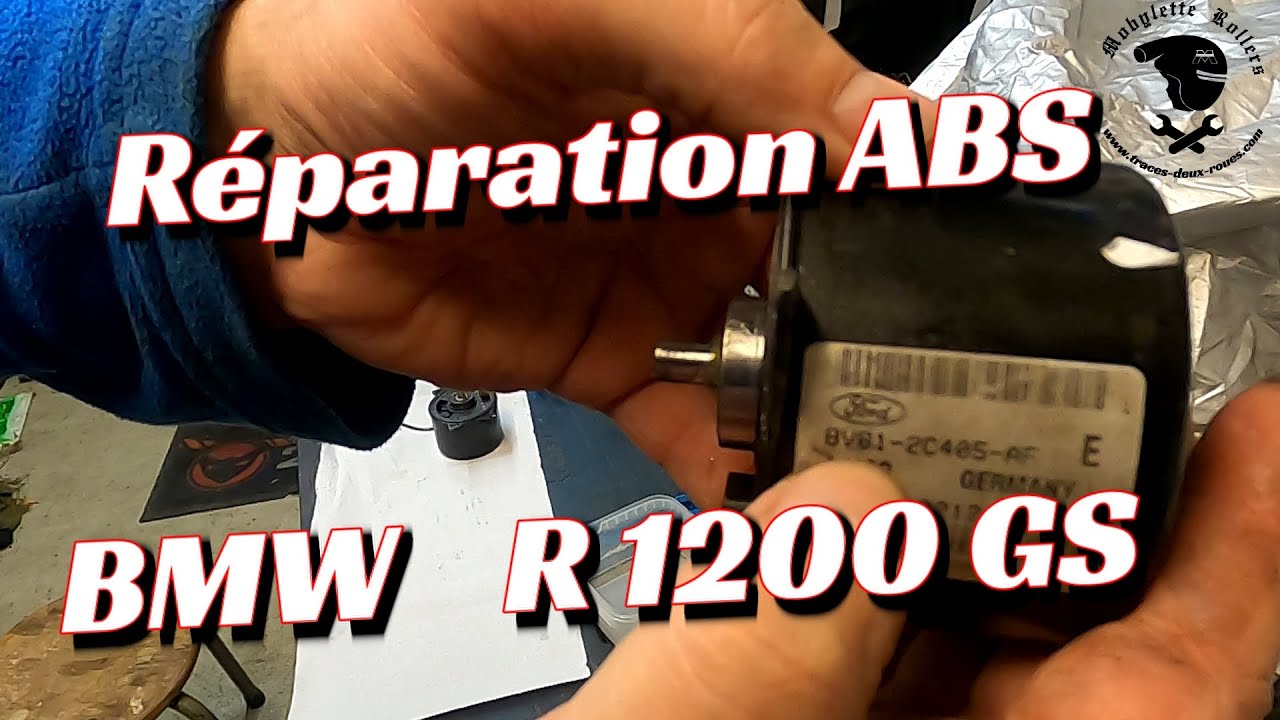 réparation de l'ABS sur une BMW R1200GS de 2007. Problème connu des # ...