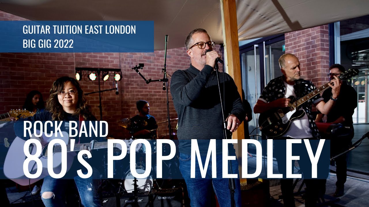 Rock Band - 80s Pop Medley - [Rock Guitar Lessons in London] - YouTube